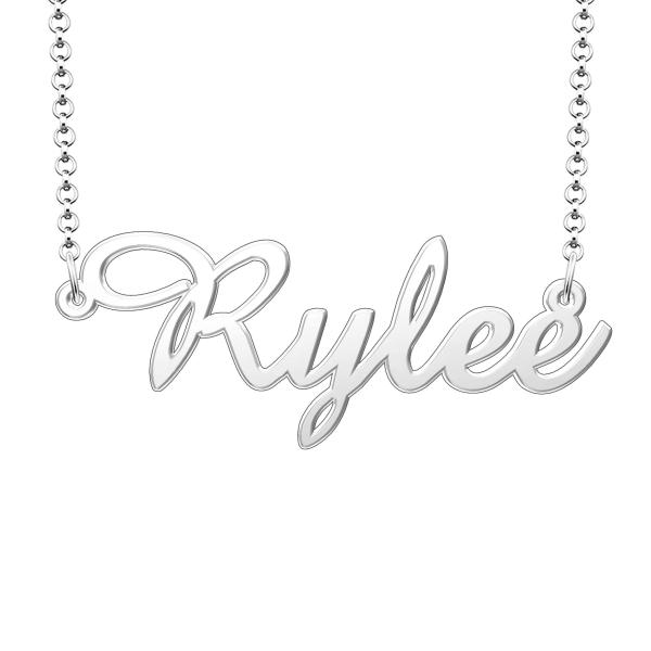 商品名:  Moonlight Collections Rylee Name Necklace Personalized Sterling Silver Custom Name Necklace for Women, Silverブランド:...