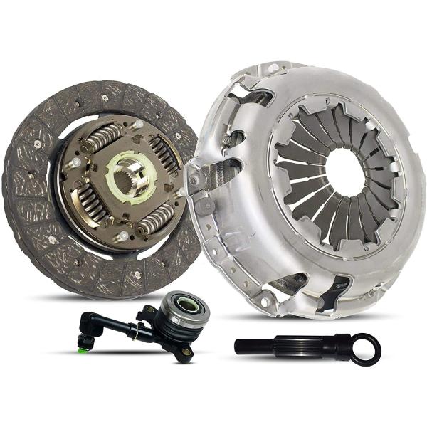 商品名: クラッチとスレーブキット マーチノート Tiida Versa Advance Sense Drive Sr 1.6 S Plus 2009-2015 1.6L 1598CC l4 GAS DOHCに対応 Clutch and S...