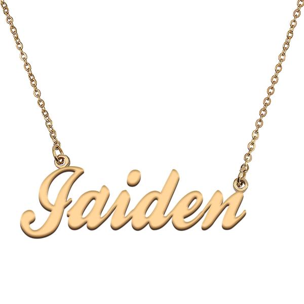 商品名: HUAN XUN 名前プレートゴールドネームネックレス カスタマイズ可 女の子用 ゴールド HUAN XUN Personalized Customized Nameplate Gold Name Necklace for Gir...