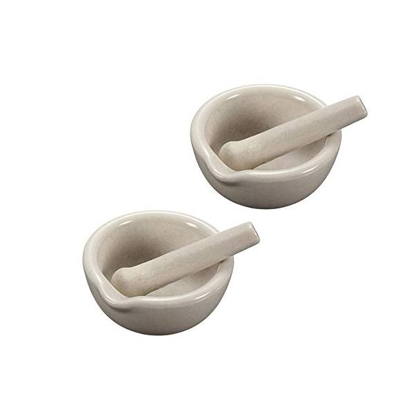 商品名: Comimark 2セット 60mm ミニ磁器 すり鉢とすりこぎ ミキシングボウルセット DIYツール Comimark 2 Set 60 mm Mini Porcelain Mortar and Pestle Mixing Gr...