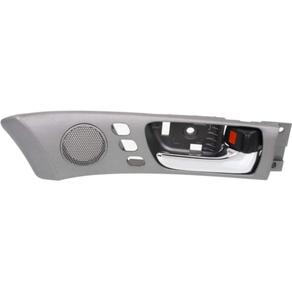 商品名:  For Lexus ES330 Interior Door Handle Front, Passenger Side Gray bezel with chrome lever (2004-2006) | With door lo...