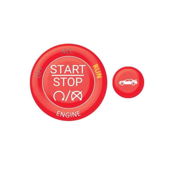 商品名:  TOOLEPIC for Dodge Challenger Charger Durango Ram 1500 Accessories 2015-2024 - Engine Start Stop Button Overlay St...