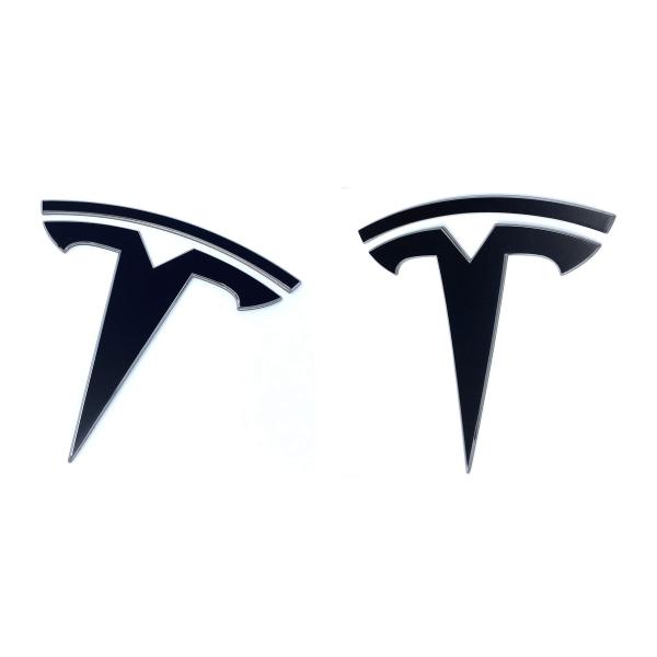 商品名: カスタムカット グラフィック ロゴ デカール ラップ Tesla Model Y用 4点セット (サテンブラック) Custom Cut Graphics Logo Decal Wrap for Tesla Model Y, 4-...