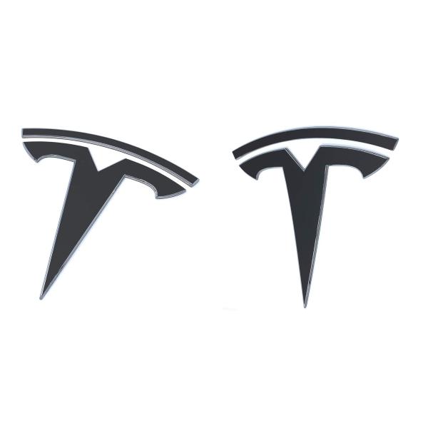 商品名: カスタムカットグラフィックテスラモデルYロゴデカールラップ2ピースセット ブラック Y-FRUNK/TRUNK-Matte Black Custom Cut Graphics Logo Decal Wrap for Tesla M...