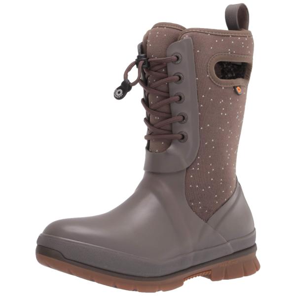 商品名: BOGS レディース クランダル レース スノーブーツ US サイズ: 9 カラー: ブラウン BOGS Women's Crandal Lace Snow Boot, Speckle Print-Mocha, 9ブランド: Bo...