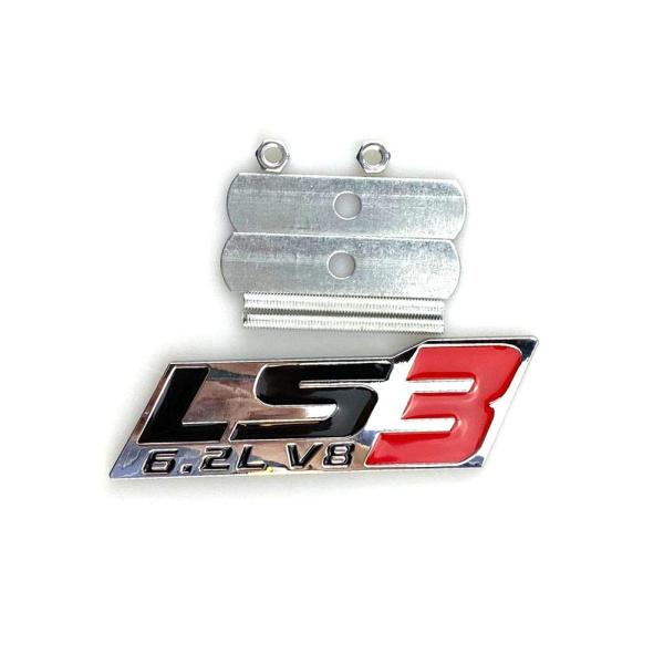 商品名: メタルフロントグリル LS3 6.2L V8 ロゴ エンジン Atuo バッジ ターボエンブレム 交換用 シボレー用 Aimoll 1Pcs Metal Front Grille LS3 6.2L V8 Logo Engine A...