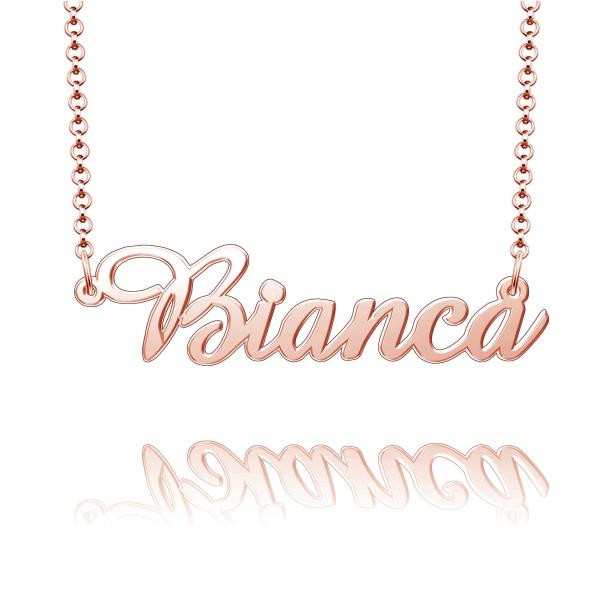 商品名: CandyCharms スターリングシルバーペンダント カスタマイズプレート 名前入りネックレス 女性やカップルへのギフトに ピンク CandyCharms Silver Family Customized Sterling Si...