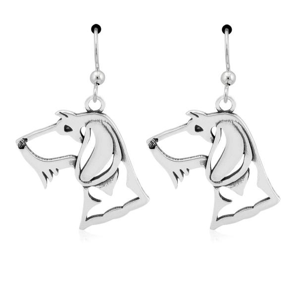 商品名:  Sterling Silver Dachshund Earrings, Wirehaired Headブランド: Dazzling Paws Jewelry商品サイズ: Medium高さ: 17.78cm横幅: 2.54cm奥行...
