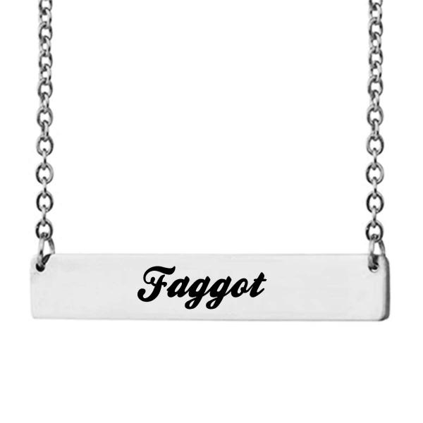 商品名:  Love Wind Long Bar Necklace Personalized Faggot Nameplate Monogram Initial Necklace for Womenブランド: Love Wind商品番号: ...