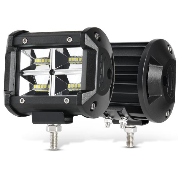 商品名:  YITAMOTOR LED Light Bar 4 inch 48W LED Light Pods Spot LED Bar Dual Rows Off Road Driving Fog Light IP68 Waterproo...