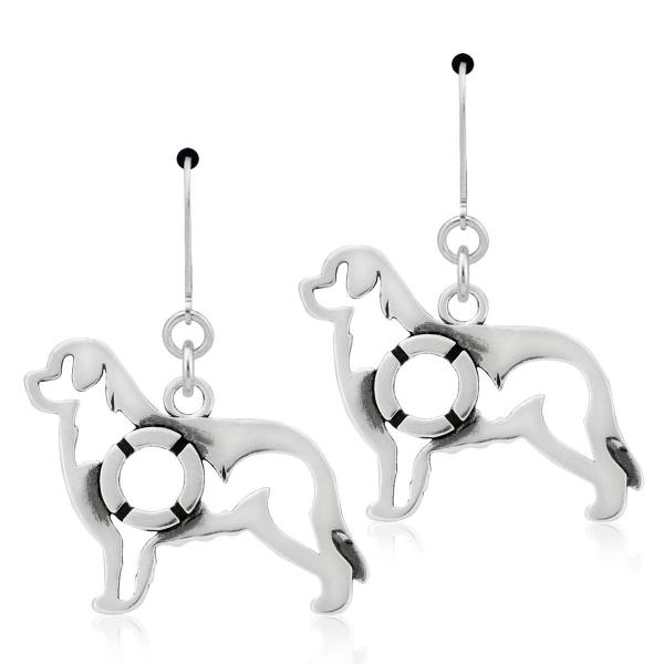 商品名:  Sterling Silver Newfoundland Earrings, w/Life Preserver in Bodyブランド: Dazzling Paws Jewelry商品サイズ: Medium高さ: 17.78cm...