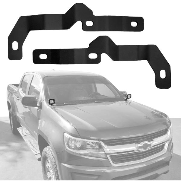 商品名:  GS Power Engine Hood Hinge Ditch LED Mount Brackets for Offroad Light, Whip Antenna. Fit Cowl Panel at Lower Winds...