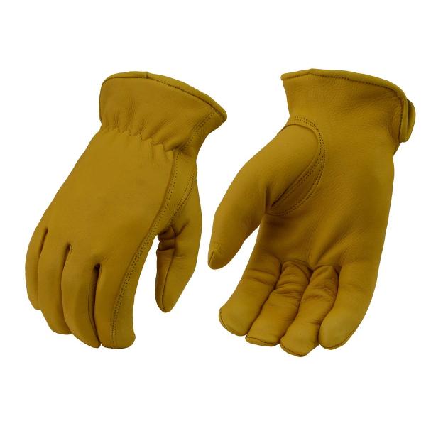 商品名:  Xelement XG37550 Men's Yellow Unlined Full Grain Deerskin Gloves - X-Largeブランド: Xelement商品サイズ: X-Large高さ: 5.08cm横幅...
