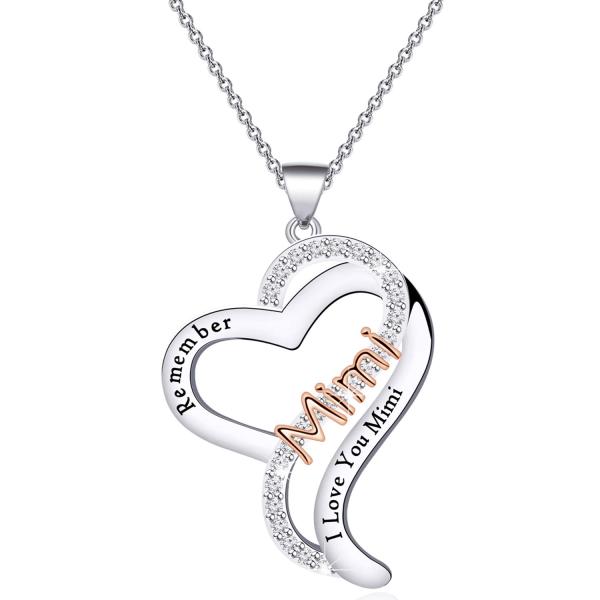商品名: BEKECH おばあちゃんネックレス Remember I Love You Granny/Grammy/Mini/Nana/Nonna Infinity Love Heart ネックレス おばあちゃんに BEKECH Mothe...