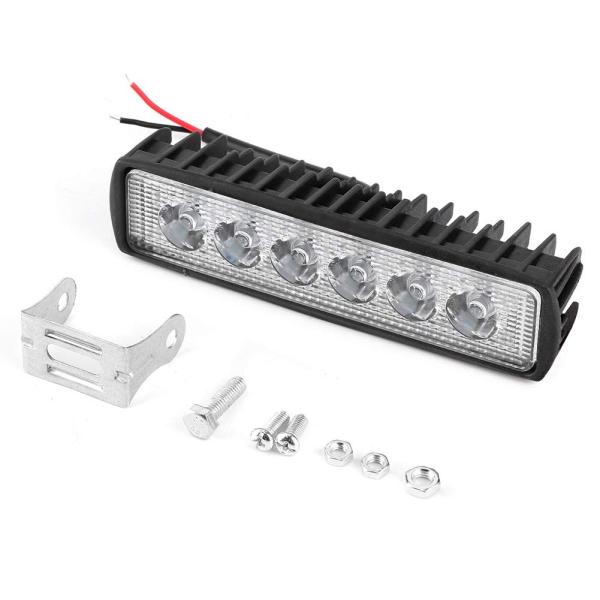 商品名: Trabajo-Acouto 18W LED スポットライト LED 防水 18W 800LM 作業灯 6LED フォグランプバー オートバイ オフロード 車 トラック用 Acouto 12V Spot Lights LED Wa...