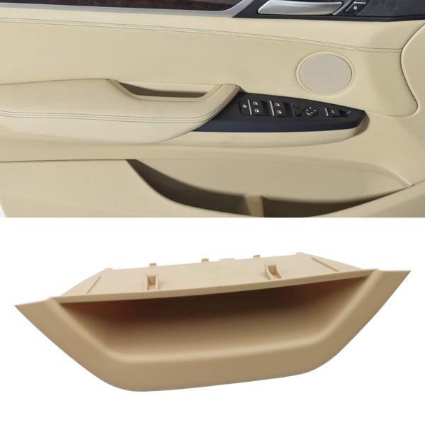 商品名: Jaronx BMW X3 X4ドアアームレストカバー 運転席側ドアアームレストハンドルストレージコンパートメントカバー ドアコンテナストレージボックスカバー(適合:BMW X3 F25 2010-2016、BMW X4 F26 ...