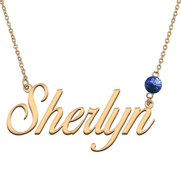 商品名:  GR35Z9 Personalized Birthstone Name Necklace for Grandma in Gold Silver Sherlynブランド: GR35Z9商品番号: 色: Gold素材: Stainl...