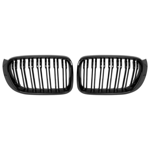 商品名:  X AUTOHAUX 1 Pair Glossy Black Car Hood Kidney Bars Front Grille Double Line 4 Door for BMW X3 2015-2017ブランド: X AU...