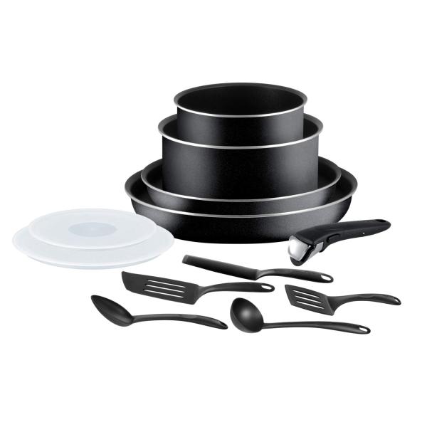 商品名:  TEFAL Ingenio Essential L2007002 Pot and Pan Set with Removable Handle 12-Piece Space Saving for Cooking, Storage ...