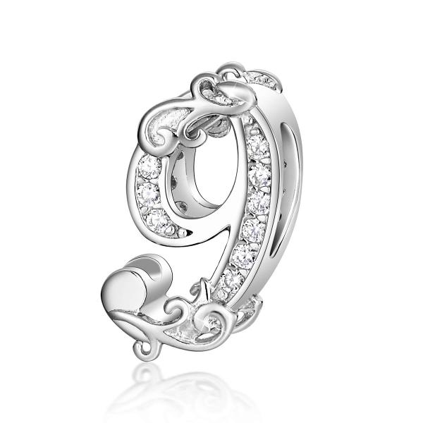 商品名: ナンバーチャーム 925スターリングシルバー ナンバー 0 1 2 3 4 5 6 7 8 9 パンドラ用チャーム スネークチェーン ブレスレット ネックレス 意味のある数字 誕生日 記念日 女性 男性 女の子 男の子 ギフト, ...