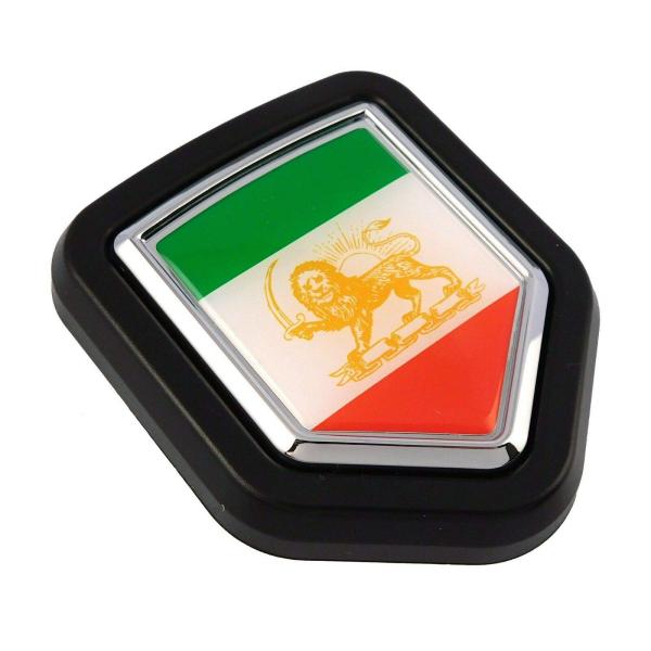 商品名:  Iran Iranian flag Car Truck Black Shield Grill Badge grille chrome emblem 2.6" x 3.1"ブランド: Car Chrome Decals高さ: 1....