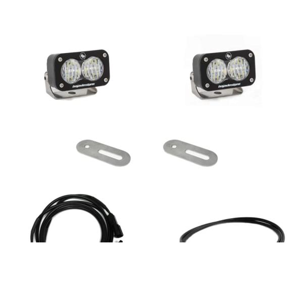商品名: Ford SUPER DUTY (17-ON) リバース K と互換性/交換用 Baja Designs S2 Sport Dual Reverse LED Light Kit for Ford F-250/350 2017-22...