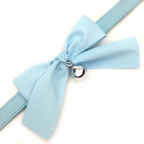 商品名:  Succuba Handmade Bell Bow Choker Collar Necklace Lolita Bow Collar Cat Kitty Velvet Necklace for Women Girls Men (...