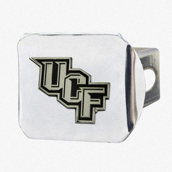 商品名: セントラルフロリダ大学 クロムメタルヒッチカバー クロムメタル3Dエンブレム付き University of Central Florida Chrome Metal Hitch Cover with Chrome Metal 3...