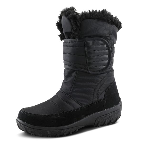 商品名: Flexus レディース Karpen, ブラック, 6.5-7 Flexus Spring Step Karpen Mid Calf Boots for Women - Ladies Waterproof Nylon Boots...