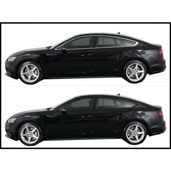 商品名: クロム削除ブラックアウトビニールオーバーレイ 2018-2021 Audi A5 S5 スポーツバックウィンドウトリム(グロスブラック) SlickMod Chrome Delete Blackout Vinyl Overlay ...