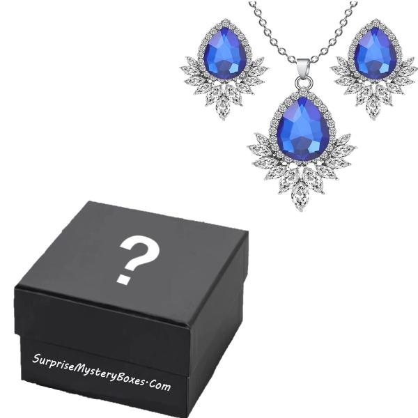 商品名:  Valentine's Day, Christmas, Mother's Day, Birthday, Women's Jewelry Sets, Black Box, Beautiful Gift Set For Women,...