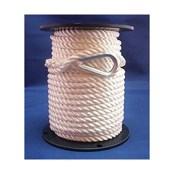 商品名:  Sunshine Cordage Anchor Line - Premium 3 Strand Nylon (Non-Windlass) (200FT, 3/8")ブランド: Sunshine Cordage商品サイズ: 3/8...