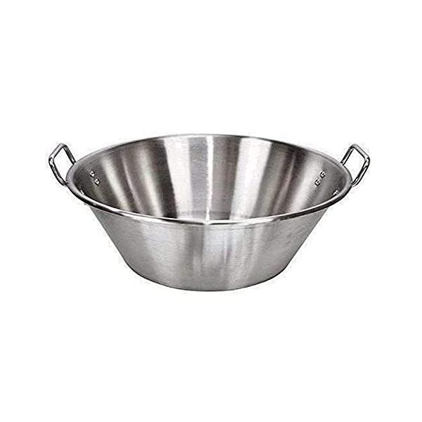 商品名:  Aram Cazo Grande Para Carnitas Large 16 inch 5 Height Stainless Steel Heavy Duty Acero Inoxidable Wok comal Fryブラン...