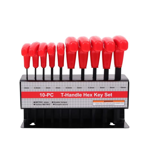 商品名: DOITOOL Tools Tools 1セット Tハンドル 六角キー ブラケットレンチツールハンドル T型レンチ ドライバースパナ バイク オートバイ 車 家具 レッドホットフィックスツール メトリックレンチ メトリックレンチセ...