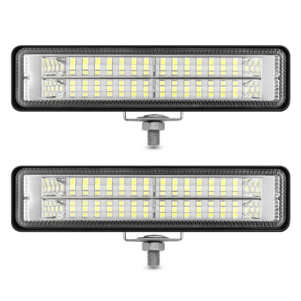 商品名: VEHICODE 6 Inch LED Light Bar Slim Pods Single Row White Flood Small Fog Driving Reverse Work Light for Truck Jeep ...