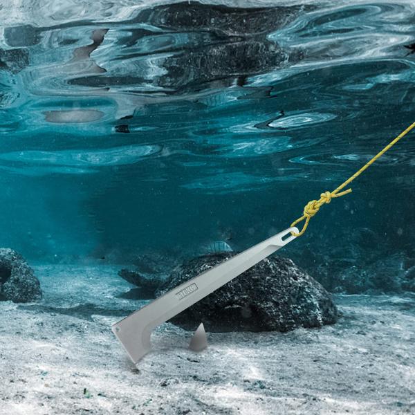 商品名: VEVOR ブルースクローアンカー 22ポンド ボートアンカー 亜鉛メッキスチールボートアンカー 10kg マリンアンカー アンカーシャックル1個付き 高耐久 ボートアンカー 26フィート~33フィート ボートヨット用 ビーチでの...