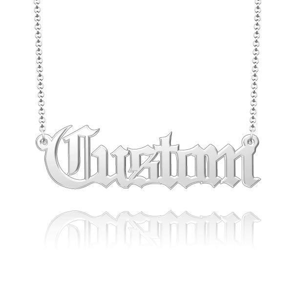 商品名:  Sug Jasmin Personalized Name Necklace Old English Custom Name Plate Gift for Girls Women (SJU_PD_Custom_34)ブランド: S...