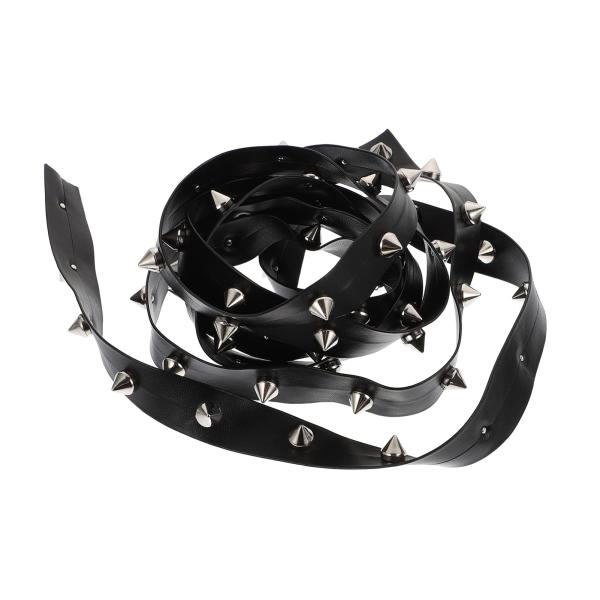 商品名:  EXCEART 1pc DIY orange rivets leather collar men punk spike choker necklaces for women trendy spike necklace chain...