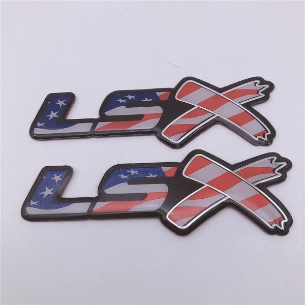 商品名:  Forten Kingdom 2PCS US Flag Style LSX Letter Car Fender Side Badge Trunk Name Plate Emblem Sticker Decalブランド: Fort...