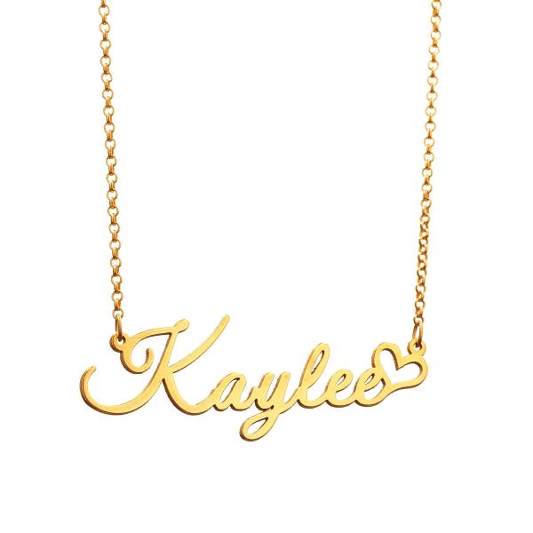 商品名:  CoolJewelry Personalized Love Heart Custom Initial Name Necklace 925 Sterling Silver Gift for Women Girls COA_PD_S...