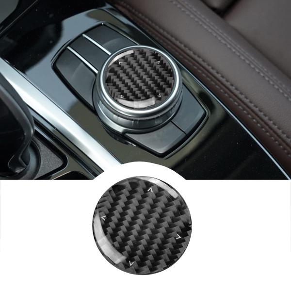 商品名: RUIANTE カーボンファイバーセントラルコントロールスイッチノブカバーステッカー トリム装飾ステッカー BMW X3 2018 2019 2020 2021用 ブラック RUIANTE Compatible with Carb...