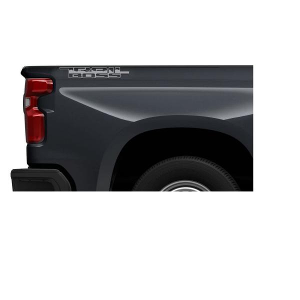 商品名:  EmblemsPlus 2019 2020 2021 2022 2023 2024 Chevy Silverado Silver Trail Boss 1500 2500 HD Truck Bed Side Decals Sti...