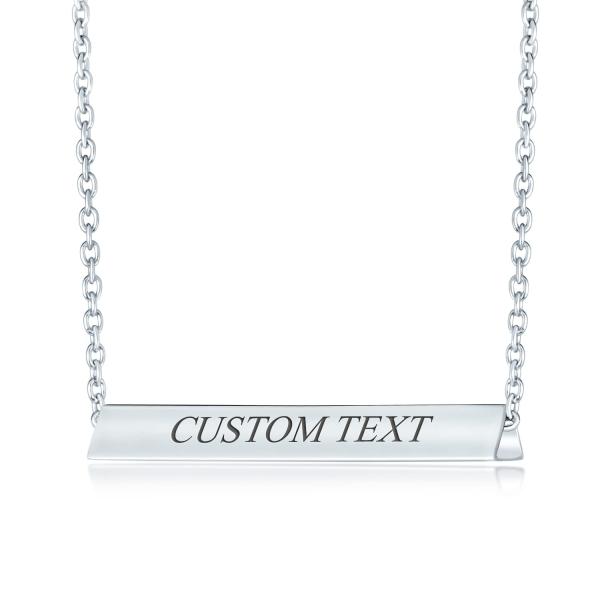 商品名:  Vaccinated Checkbox Personalized Message Initials Simple Geometric Minimalist Engravable 3 Sided Tube Horizontal B...