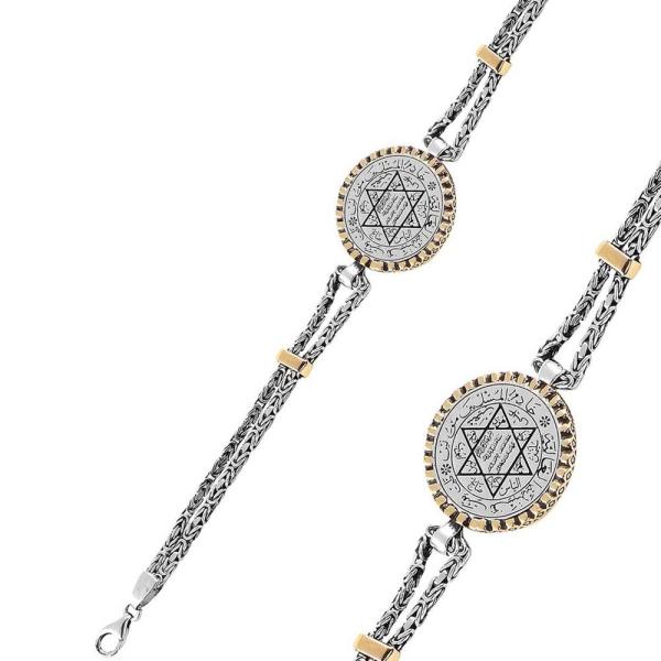 商品名:  TAKILINGO 925 Sterling Silver Seal of Solomon Men's Braceletブランド: TAKILINGO商品番号: 色: Silver素材: Stone海外の輸入品ショップ-世界中の...