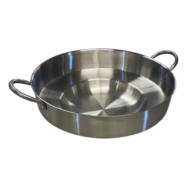 商品名: 幅23インチ ステンレススチール Comal フライパン チチャロン ディープフライパン Carnitas Panza Abajo用 23" Wide Stainless Steel Comal Frying Griddle Pa...