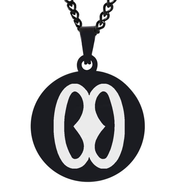商品名:  Dacai Black Plated Adinkra Symbols Nyame Biribi Wo Soro Hope Stainless Steel Pendant Trendy Necklaceブランド: Dacai高さ:...