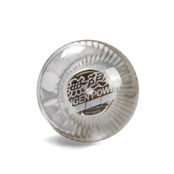 商品名: クリスタルシフトノブ(MUGE Sign) Crystal Gear Shift Knob Round Crystal Ball Shifter with Special Logo Design Universal Type Fi...