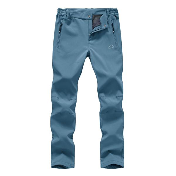 商品名:  YSENTO Women's Snow Ski Waterproof Fleece Lined Pants Insulated Softshell Hiking Mountain Pants Grey Blue Size XLブ...