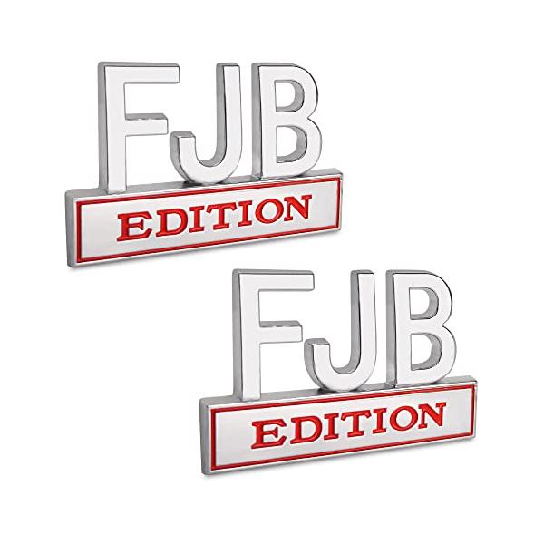 商品名: DROTE 3.15'' FJB Emblem, I Did That Biden Stickers with Emblem Adhesive, 3D Letters FJB Car Edition Emblem, Metal A...
