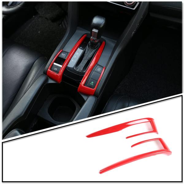 商品名:  PIUGILH for 10th Gen Civic Gear Box Trims CVT Automatic Transmission Shift Boots Panel Stickers for Honda Civic Se...